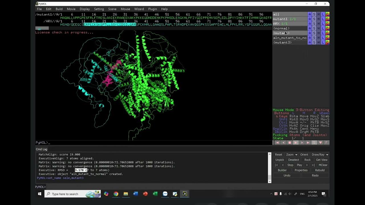 Cách tính RMSD trong PyMOL p2 - YouTube