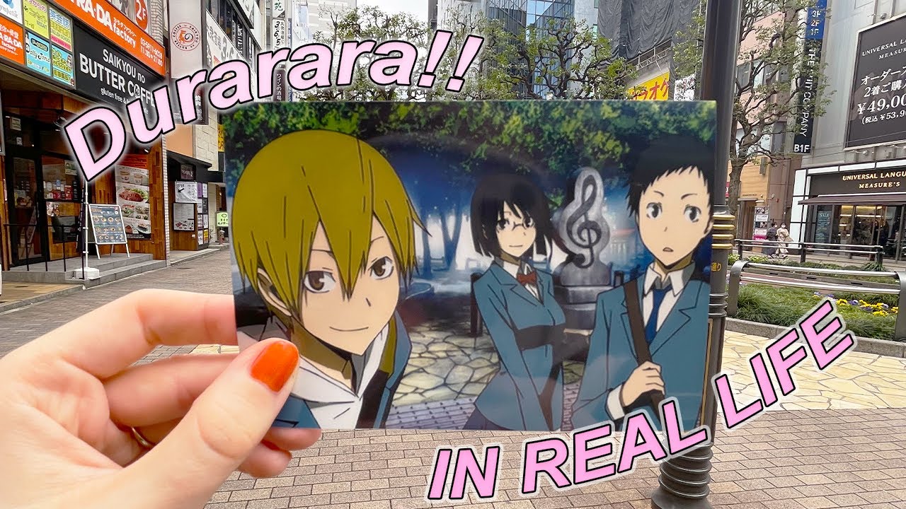 VISITING 'DURARARA!!' ANIME LOCATIONS IN IKEBUKURO - YouTube