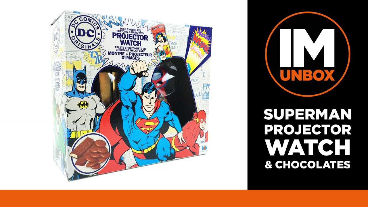 Superman Projector Watch Toy & Chocolates | Easter 2017 | Unboxing ...