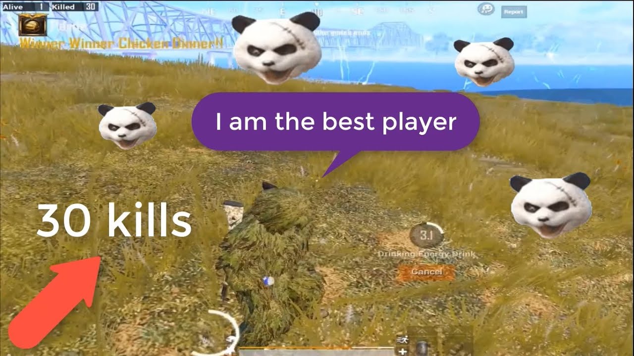 Best PUBG mobile player - Panda | Crazy 30 kills easy | PUBG mobile ...