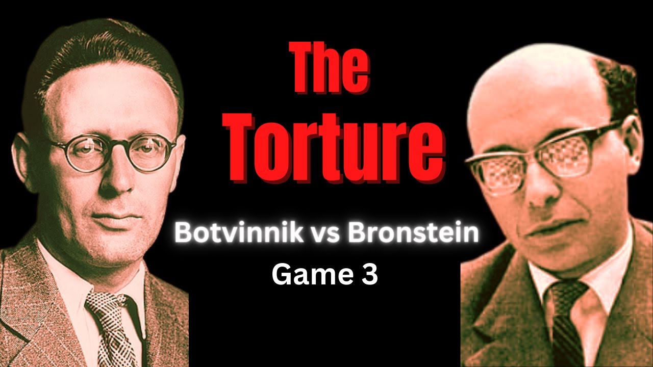 Playing Against the Isolated Pawn. Botvinnik vs Bronstein 1951. Game 3 ...