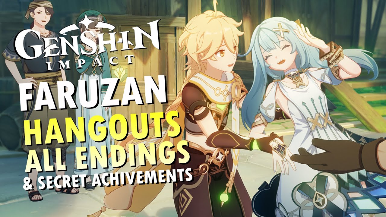 Genshin Impact: Faruzan Hangout | FULL WALKTHROUGH & ALL ENDINGS ...