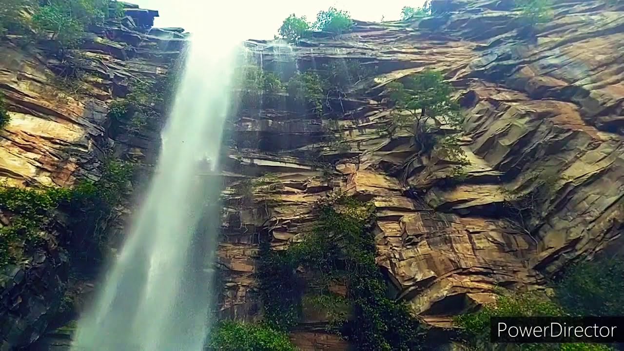 Amazing water fall in village - YouTube