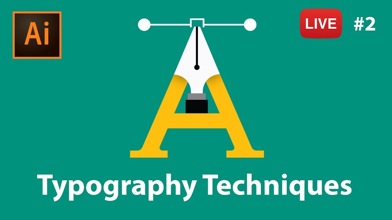 Typography with Adobe Illustrator CC - LIVE stream #2 - YouTube