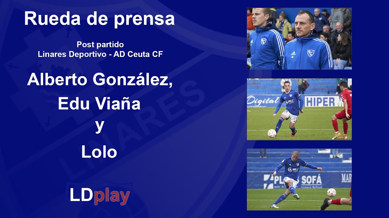 Rueda de prensa post partido Linares Deportivo - AD Ceuta CF - YouTube