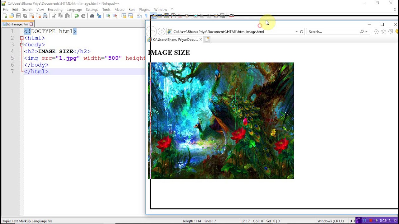Image Tag In Html With Example By Bhanu Priya YouTube Image Tag In Html With Example By Bhanu Priya YouTube