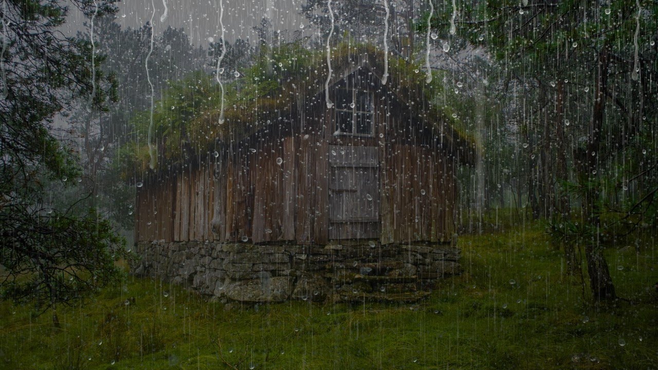 Sleep quickly and soundly in 5 minutes with the sound of heavy rain ...