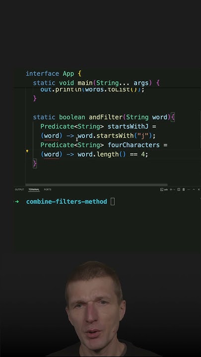 Complex Predicates / Filters With Method References #java #shorts # ...