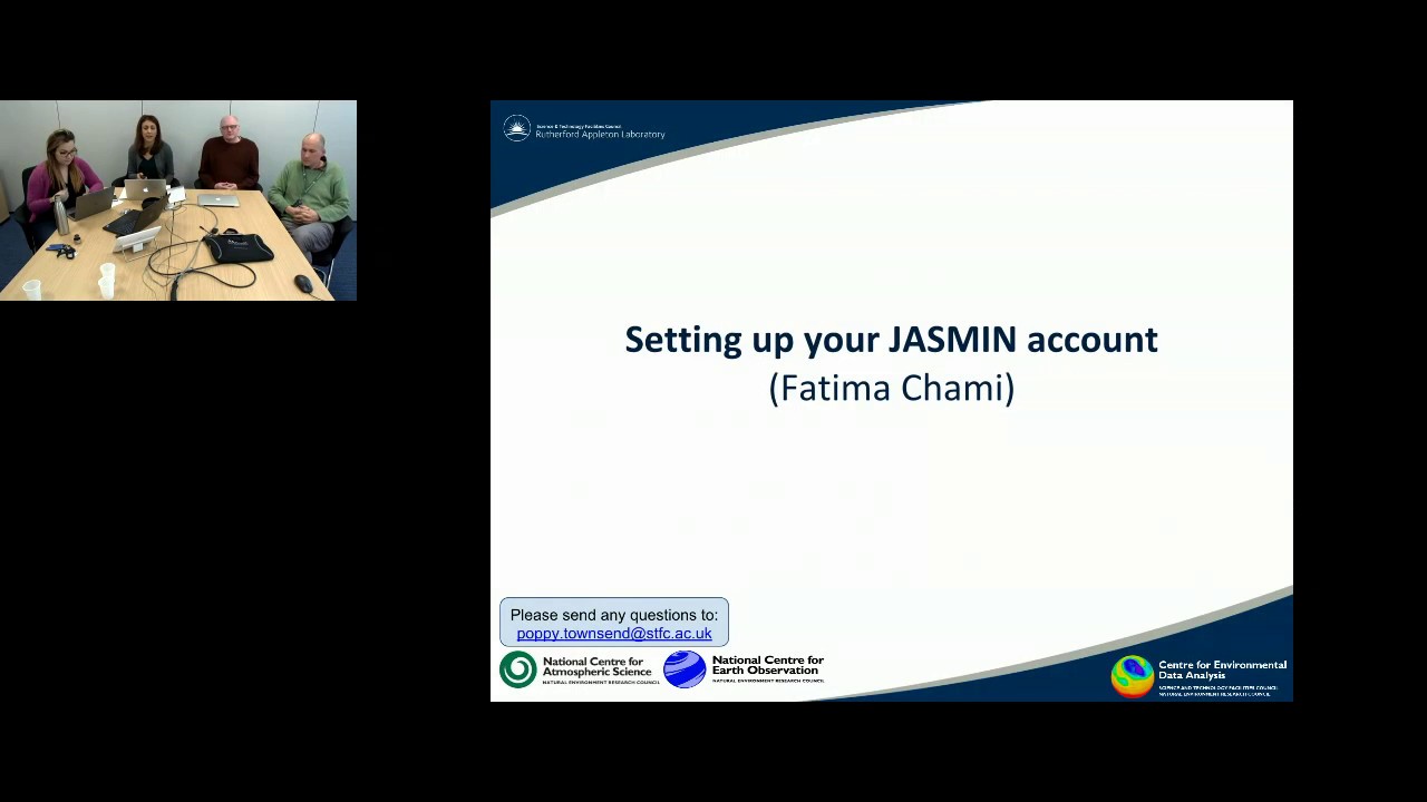 Getting Started with JASMIN Webinar, Section 2 - Setting up your JASMIN ...