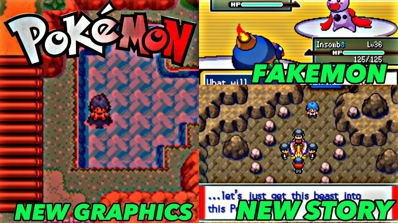 POKEMON GBA ROM HACK WITH NEW STORY, NEW GRAPHIC, FAKEMON AND MORE ...