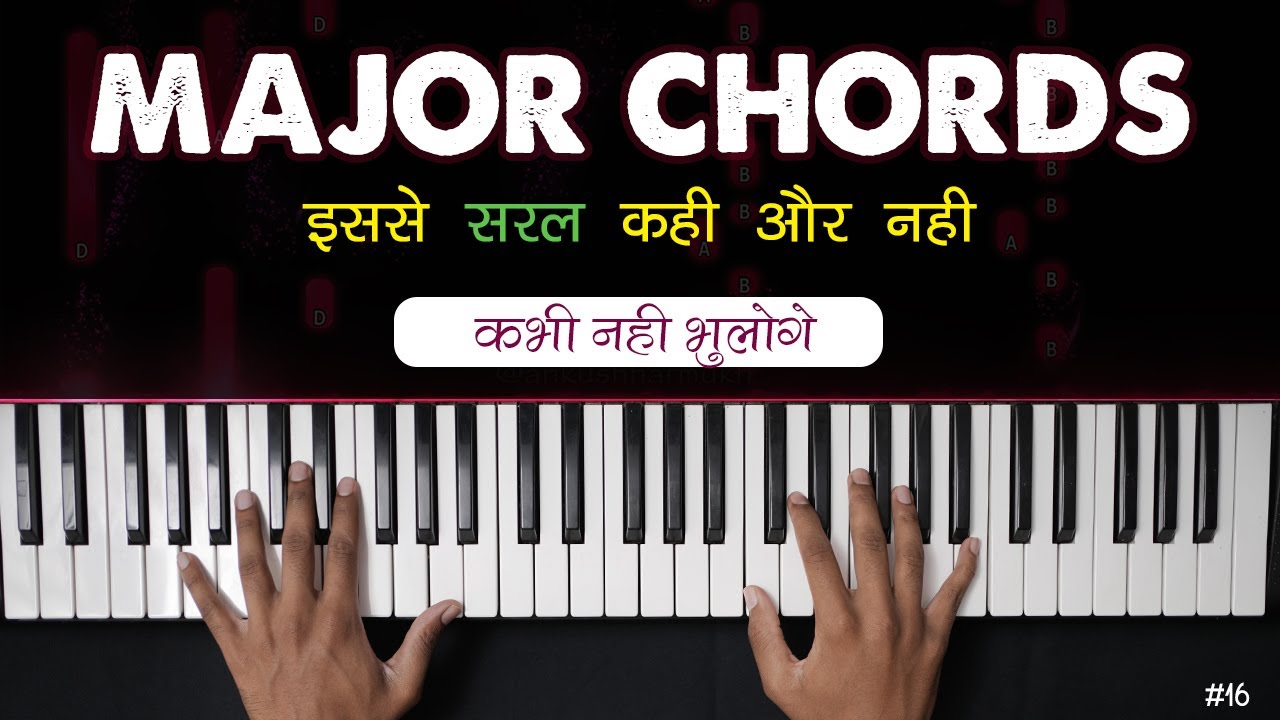 All about the MAJOR CHORDS | Piano/Keyboard Major chords - YouTube