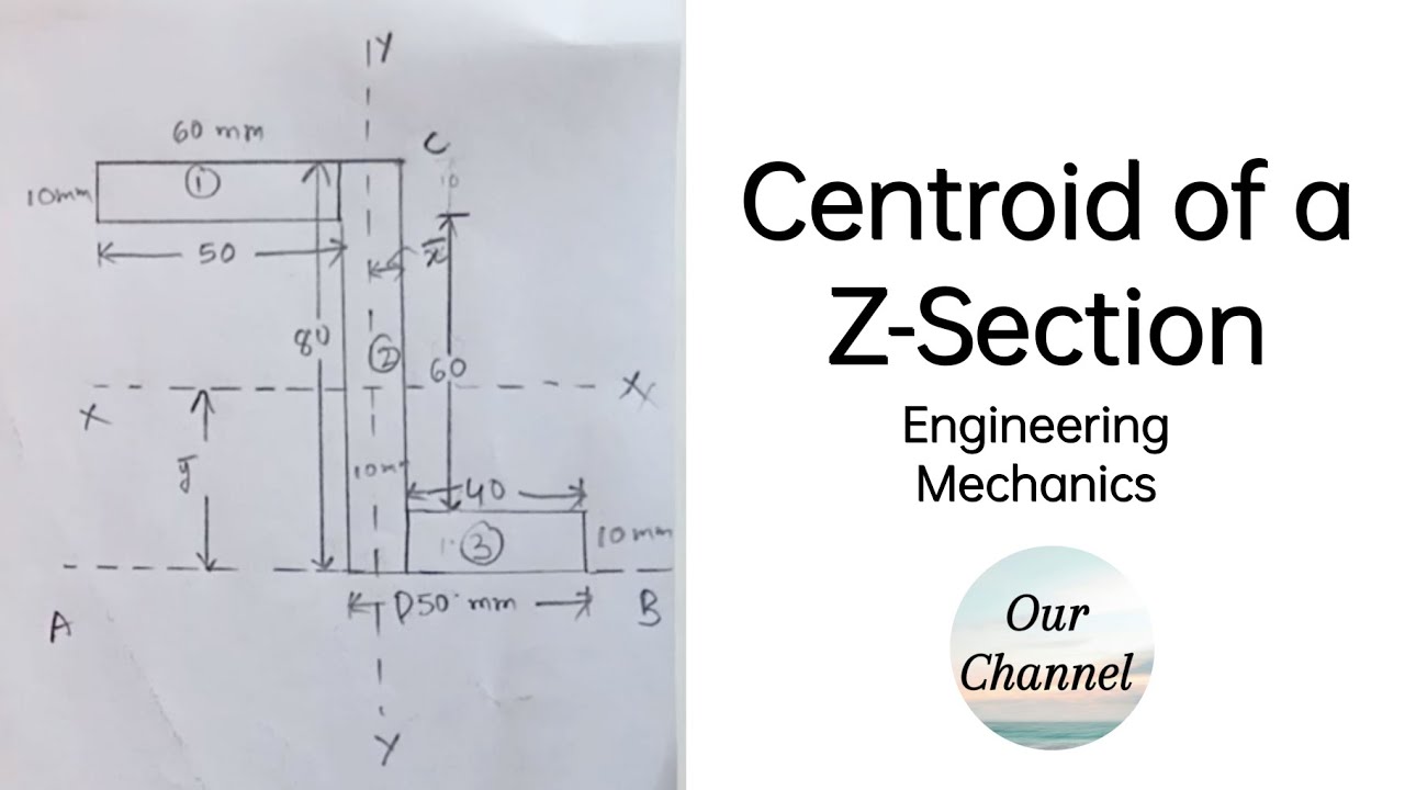 Centroid of a Z-Section | Engineering Mechanics | Centroid - YouTube