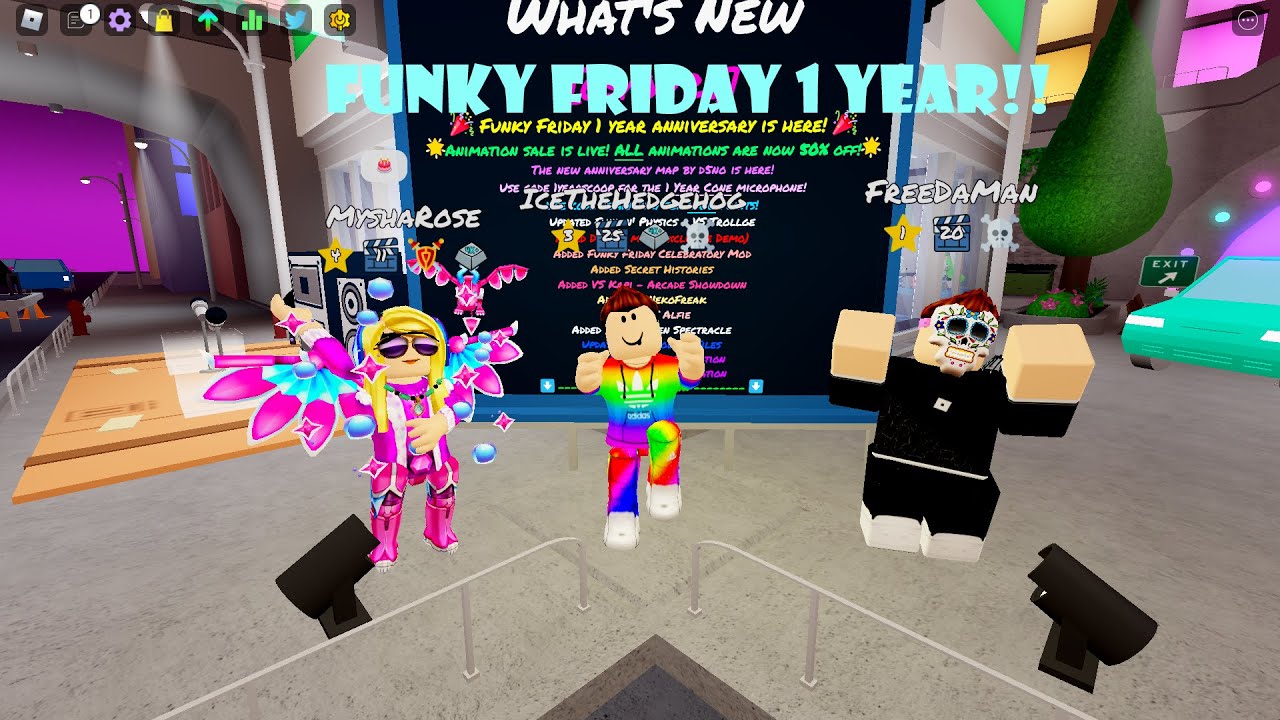 🥳 FUNKY FRIDAY '1 YEAR ANNIVERSARY' UPDATE!! (New Map, Mods, animations ...