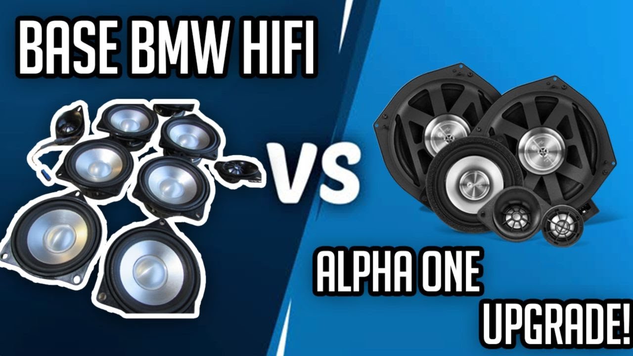 BMW Speaker Upgrade! HIFI To Alpha One Speakers! - YouTube