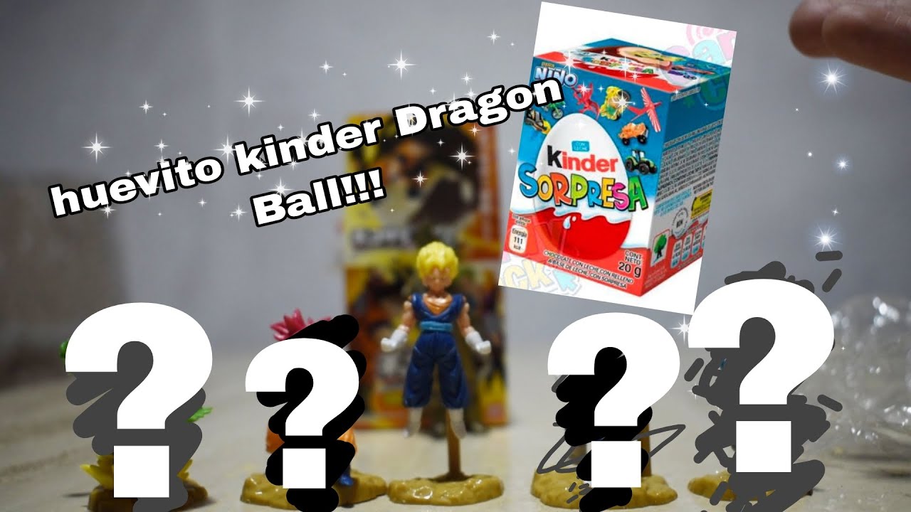 Kinder sorpresa Dragon ball choco capsule JP // mini figuras Dragon ...