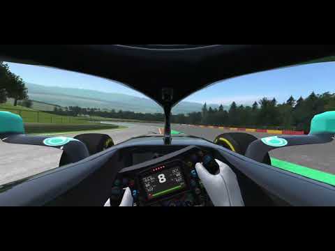 Lewis Hamilton's W11 Full Send at Spa FrancorChamps ( cockpit view ...