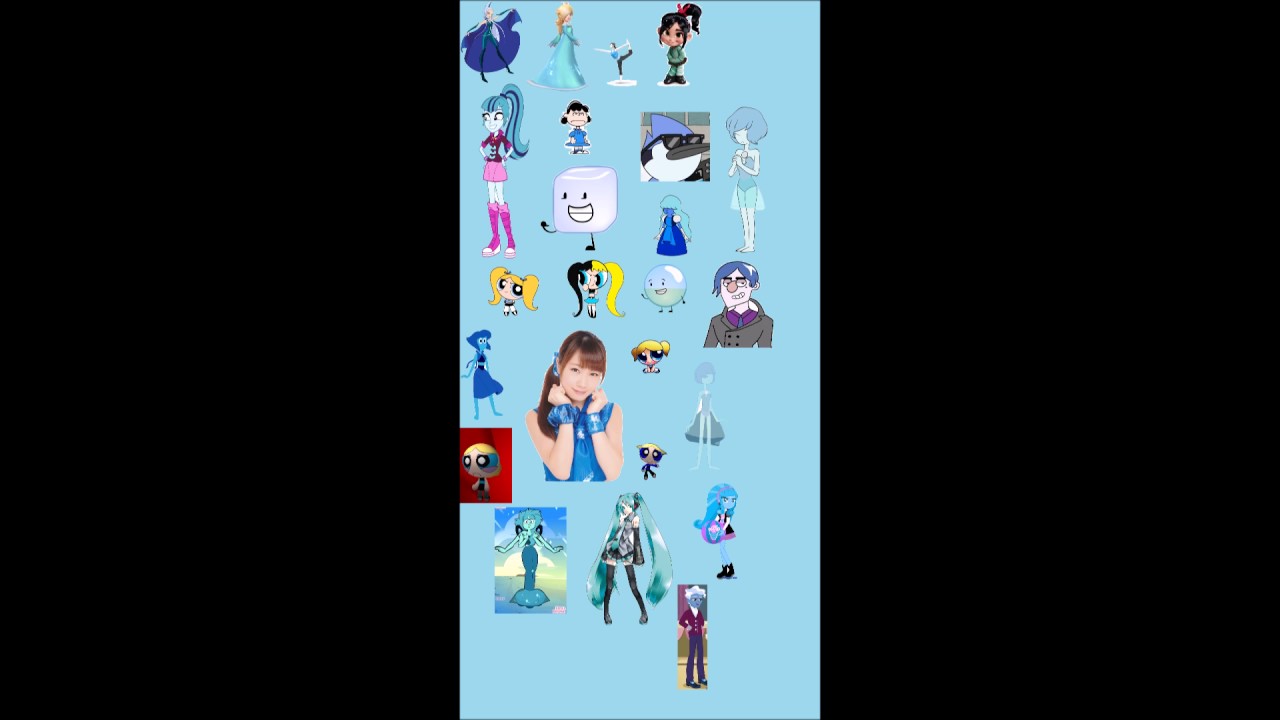 Which one of the blue characters are better - YouTube