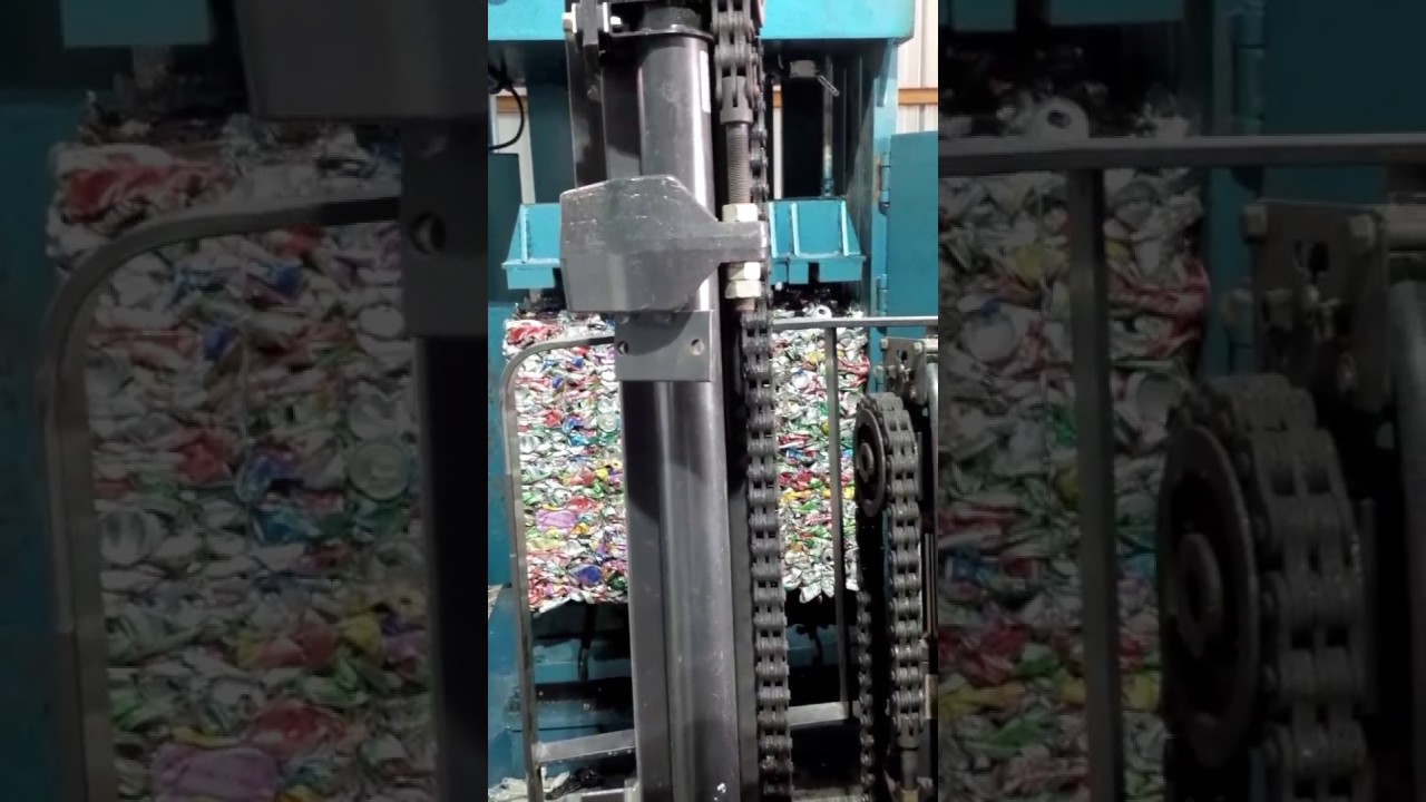 RWL Aluminum Cans bale - YouTube