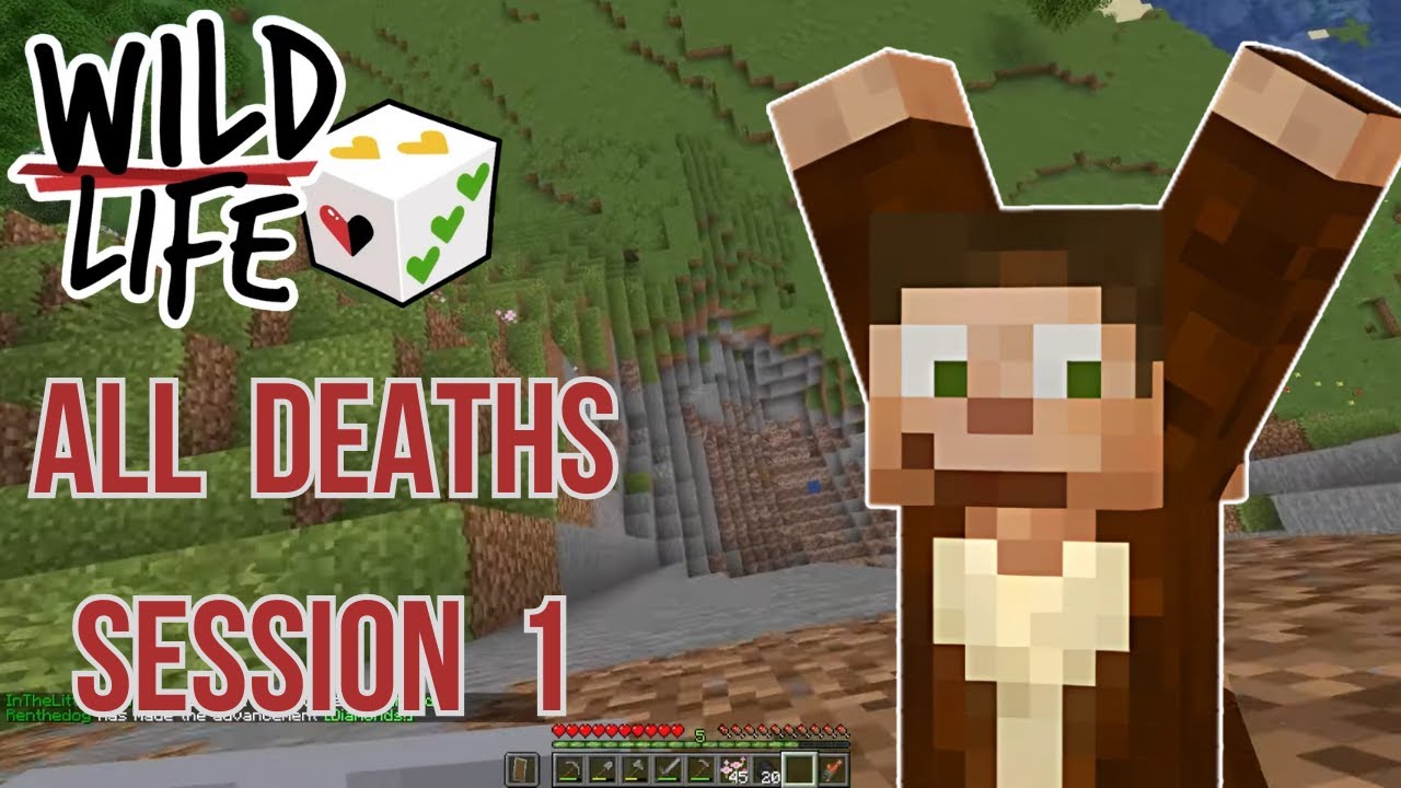 SESSION 1 ALL DEATHS - Wild Life SMP - YouTube