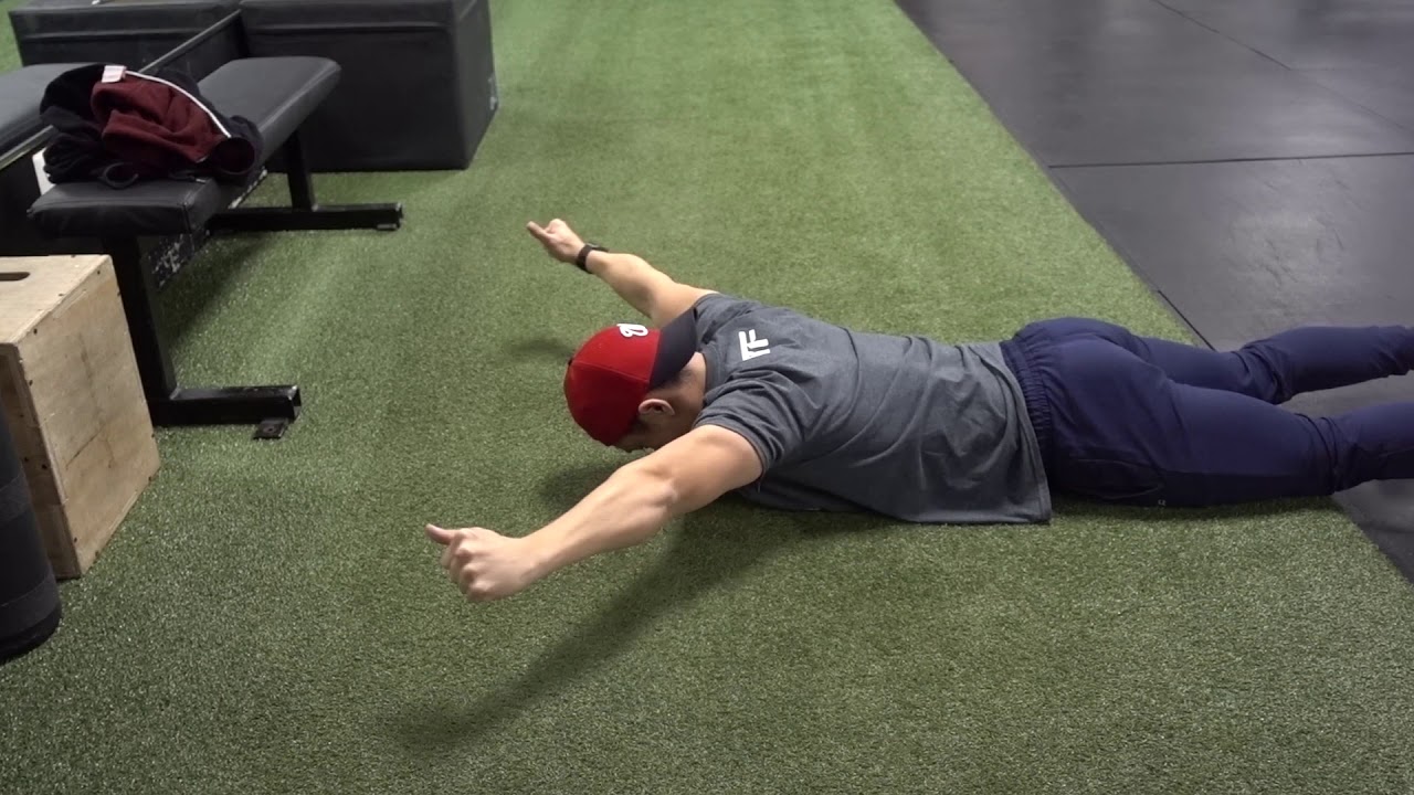 Prone Shoulder Controlled Articular Rotations (CARs) - YouTube