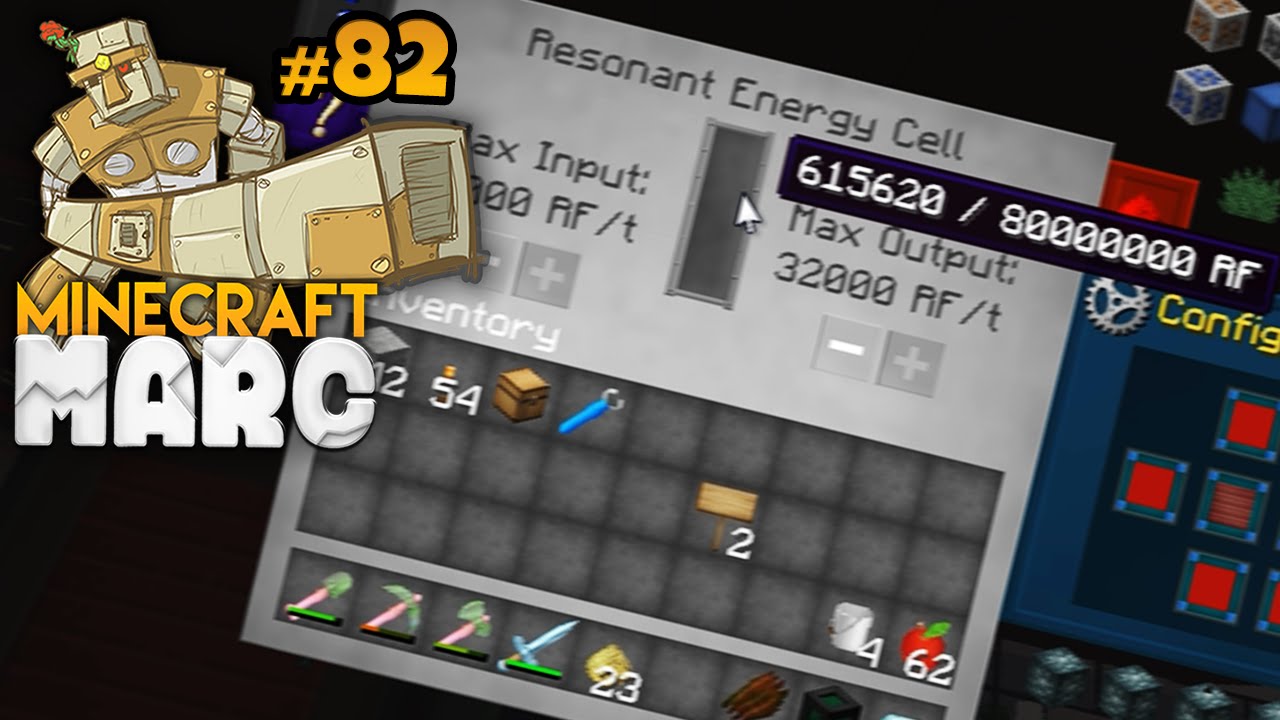 Minecraft MARC #82 | 80 MILLIONEN RF Energie speichern! | Dner - YouTube
