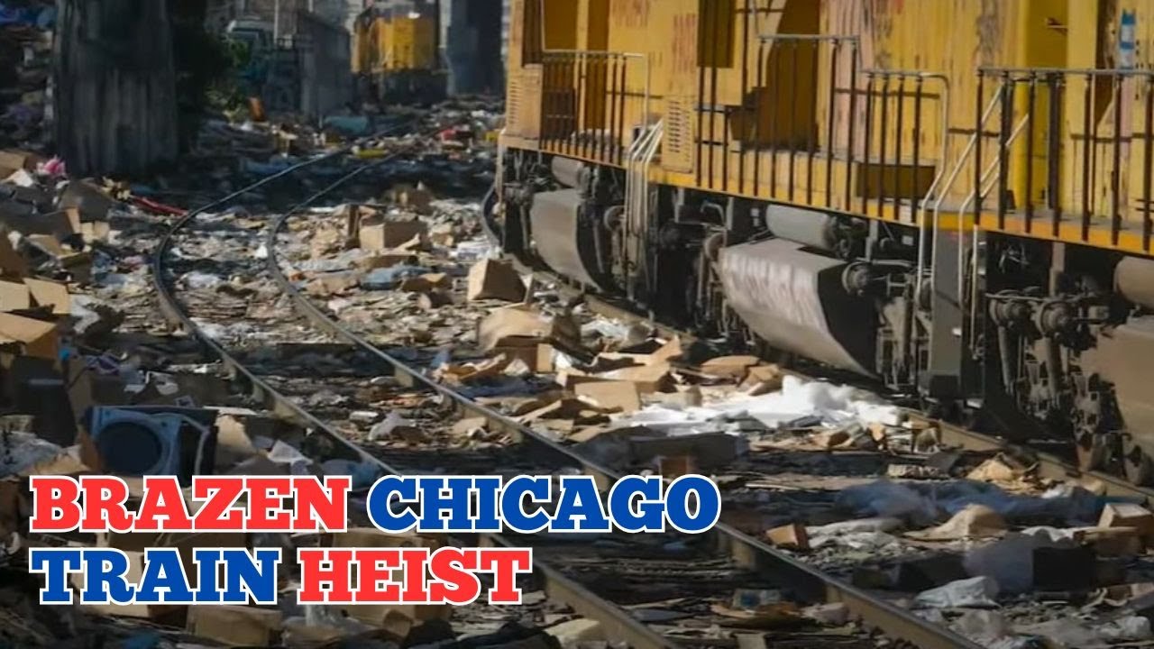 Chicago Train Heist While Brandon Johnson At Bears Game In London # ...