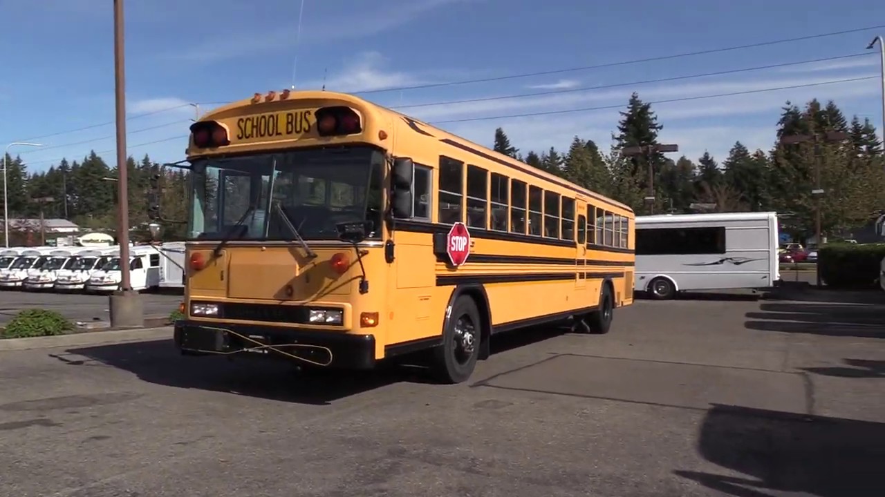 2000 Bluebird All American 78 Passenger School Bus - B91275 - YouTube
