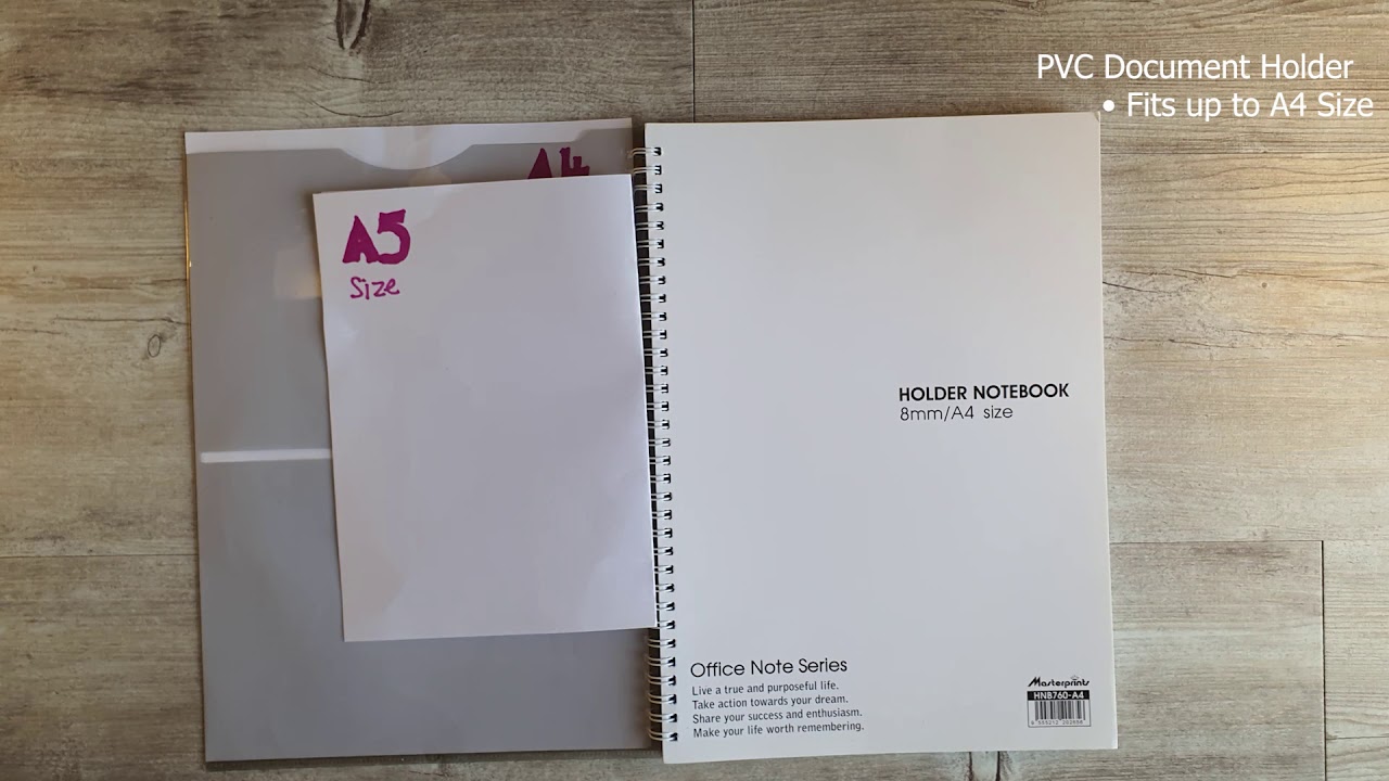 Handwriting Holder Notebook (Masterprint Paper) - YouTube