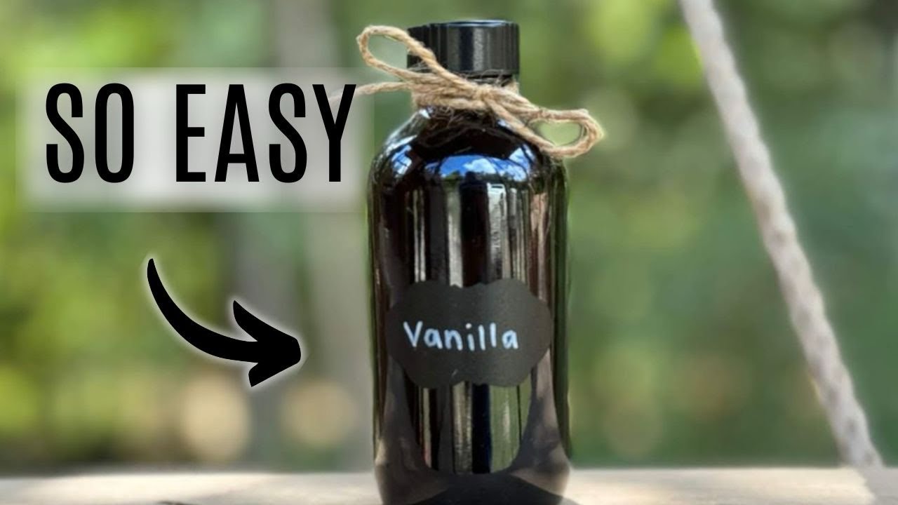 Make vanilla extract at home in 3 simple steps - YouTube