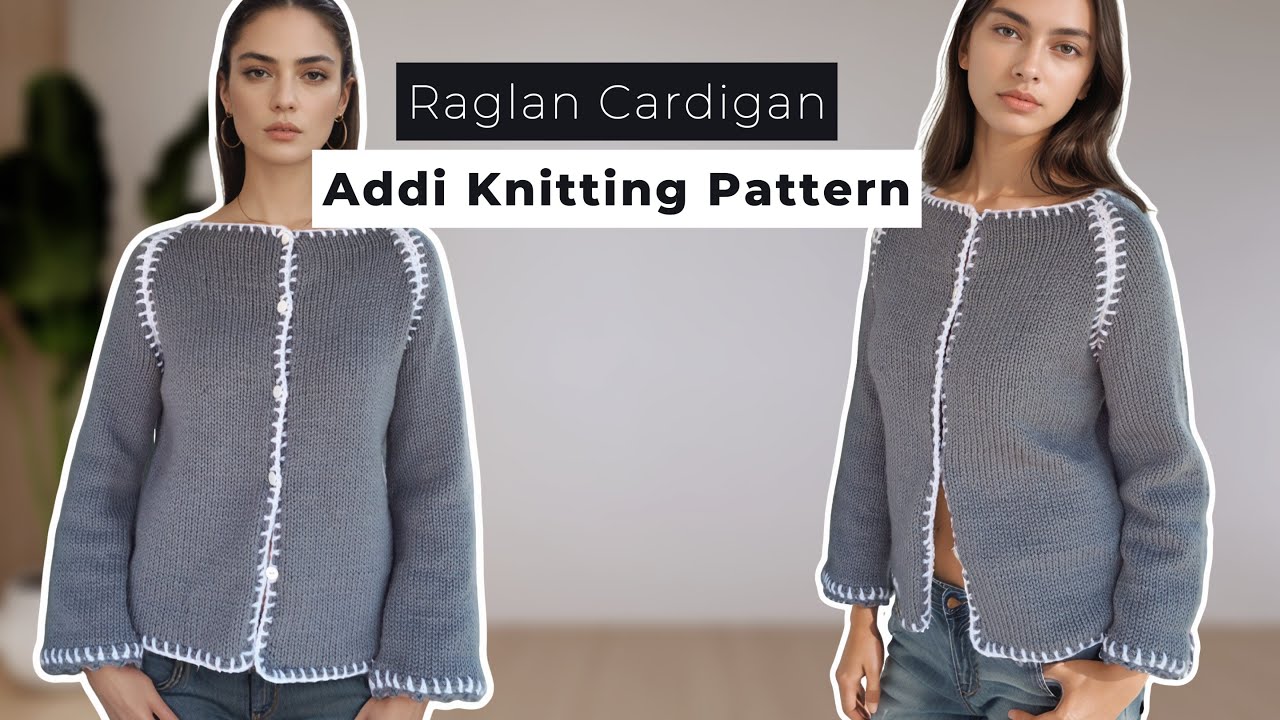 How to knit a sweater using an Addi Knitting Machine to Create the ...