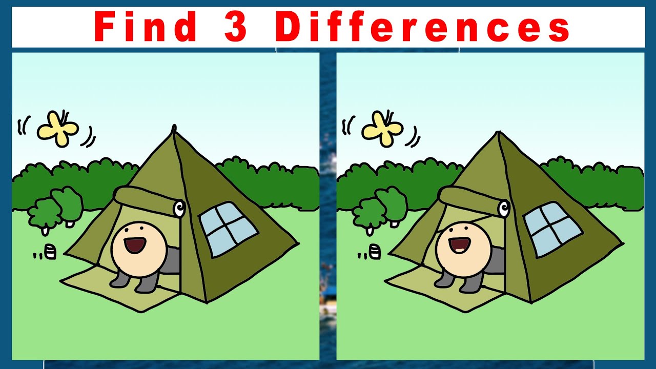 FIND THREE DIFFERENCES №46 (A TOURIST) - YouTube
