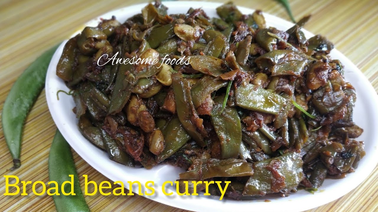 Chikkudukai curry/Broad beans curry/గోరు చిక్కుడు కాయ కర్రీ with tomato ...