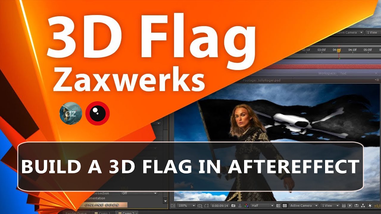 After Effects Tutorial / Zaxwerks Plugin.3D.Flag - YouTube