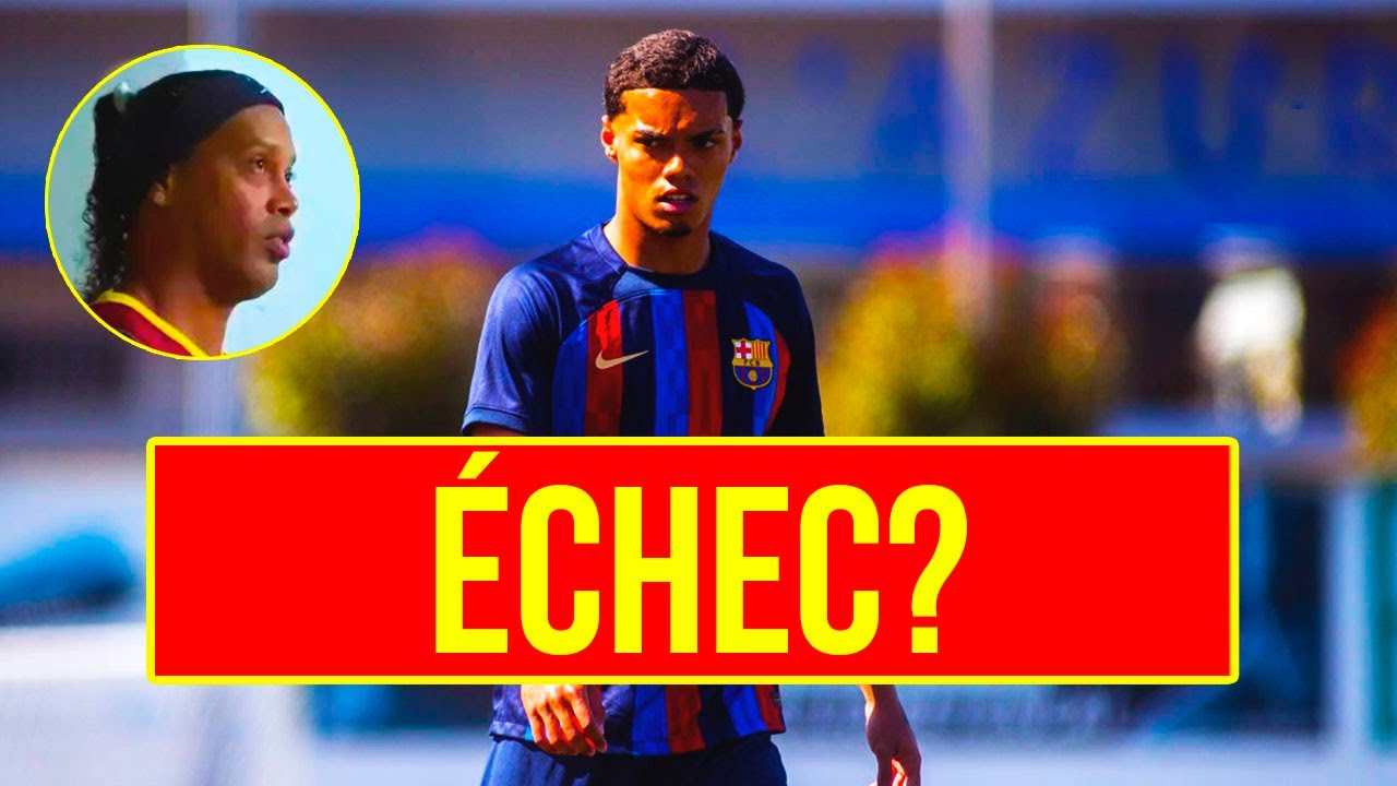 LE FILS DE RONALDINHO EST UN ÉCHEC TOTAL !? 😳😱 Début de Joao Mendes ...