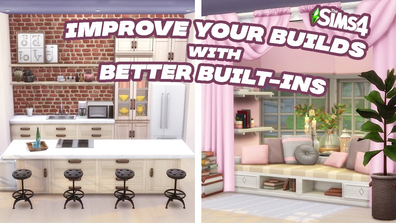 HOW TO CREATE SEAMLESS BUILT-IN SPACES TUTORIAL | The Sims 4 - YouTube