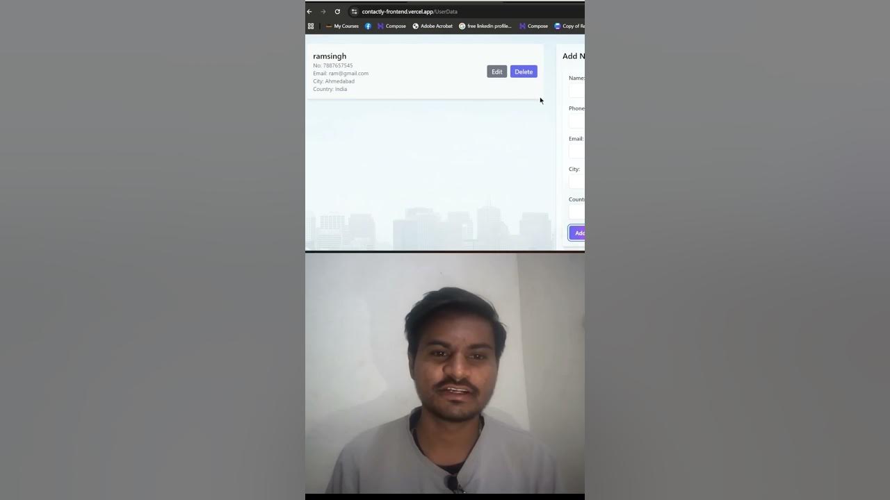 Contact book l MERN Stack Project 2025 #coding #programming #mernstack #project - YouTube