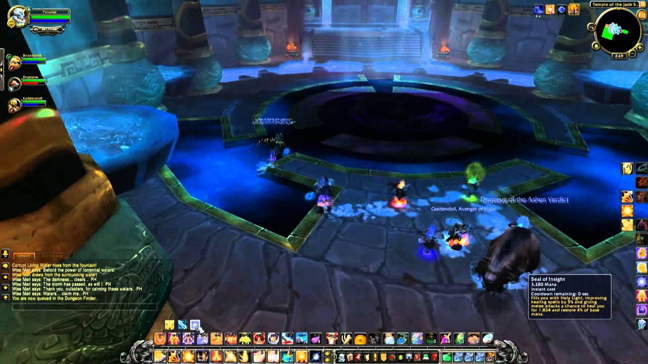 Mop Beta: Holy Paladin Testing in Dungeons - YouTube
