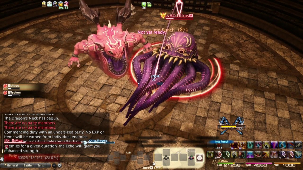 Final Fantasy XIV - The Dragon's Neck (Solo WAR Speedrun) [1:43] - YouTube