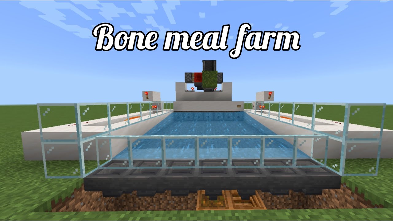 Bone meal farm for Minecraft 1.19 - YouTube