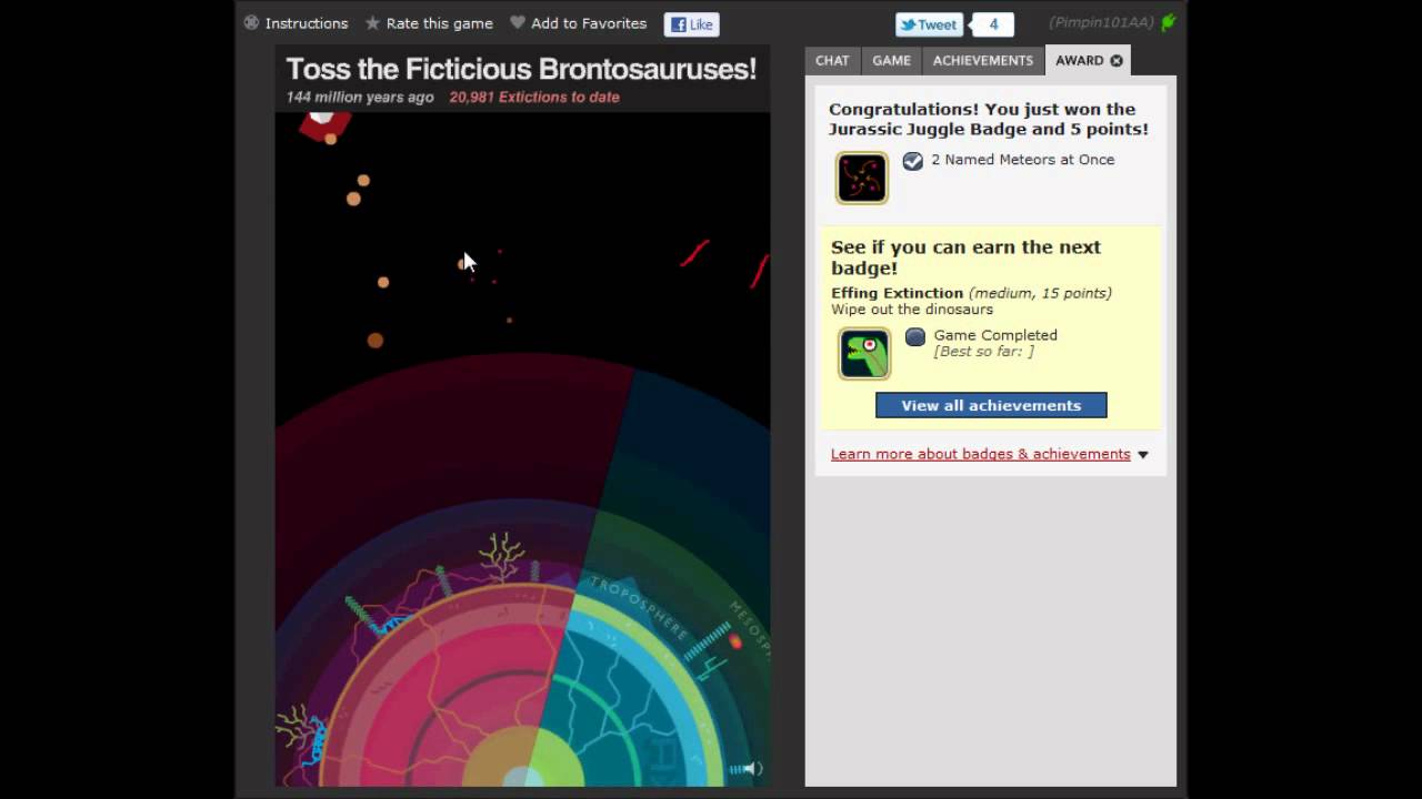 Effing Meteors (Easy and Medium Badge) - YouTube