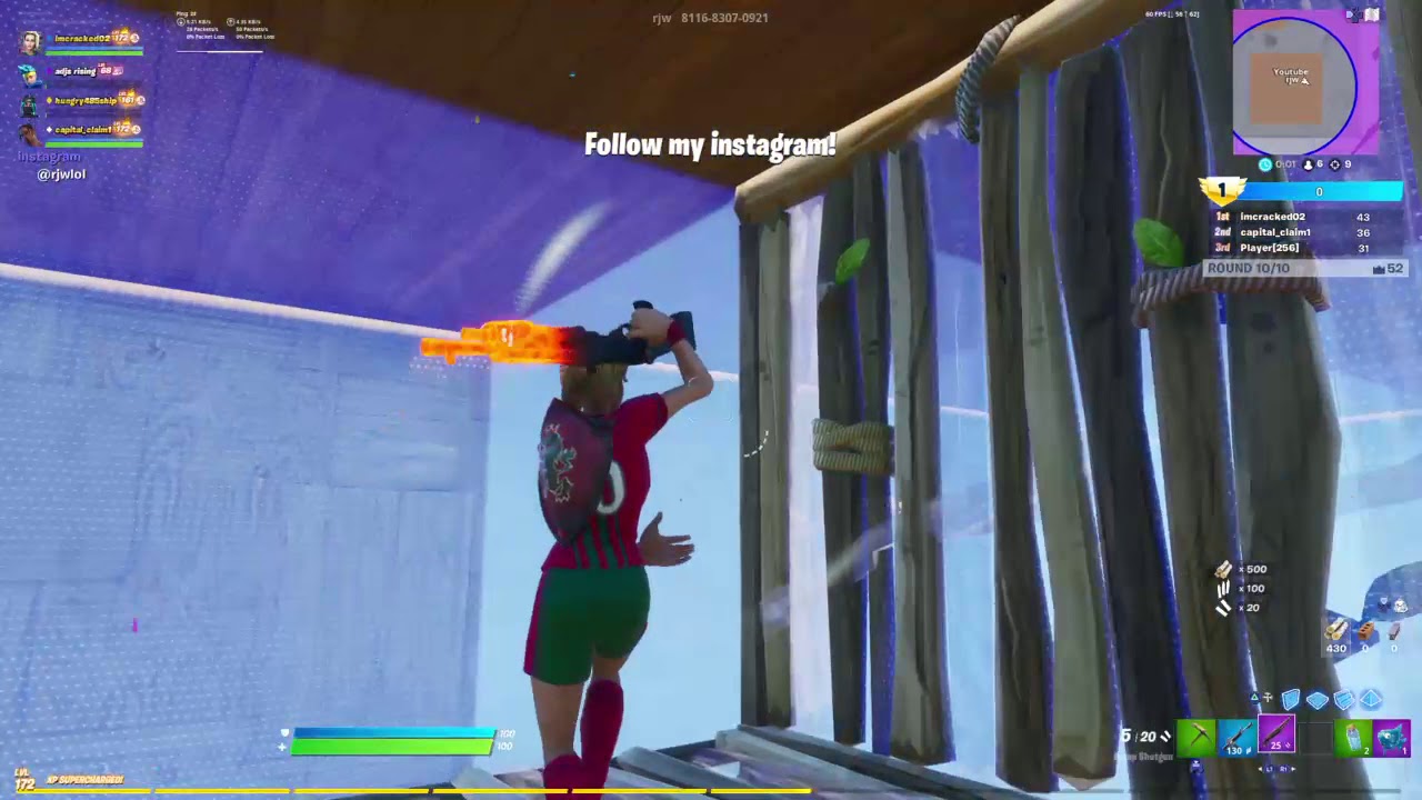 Fortnite my first time geting back on - YouTube