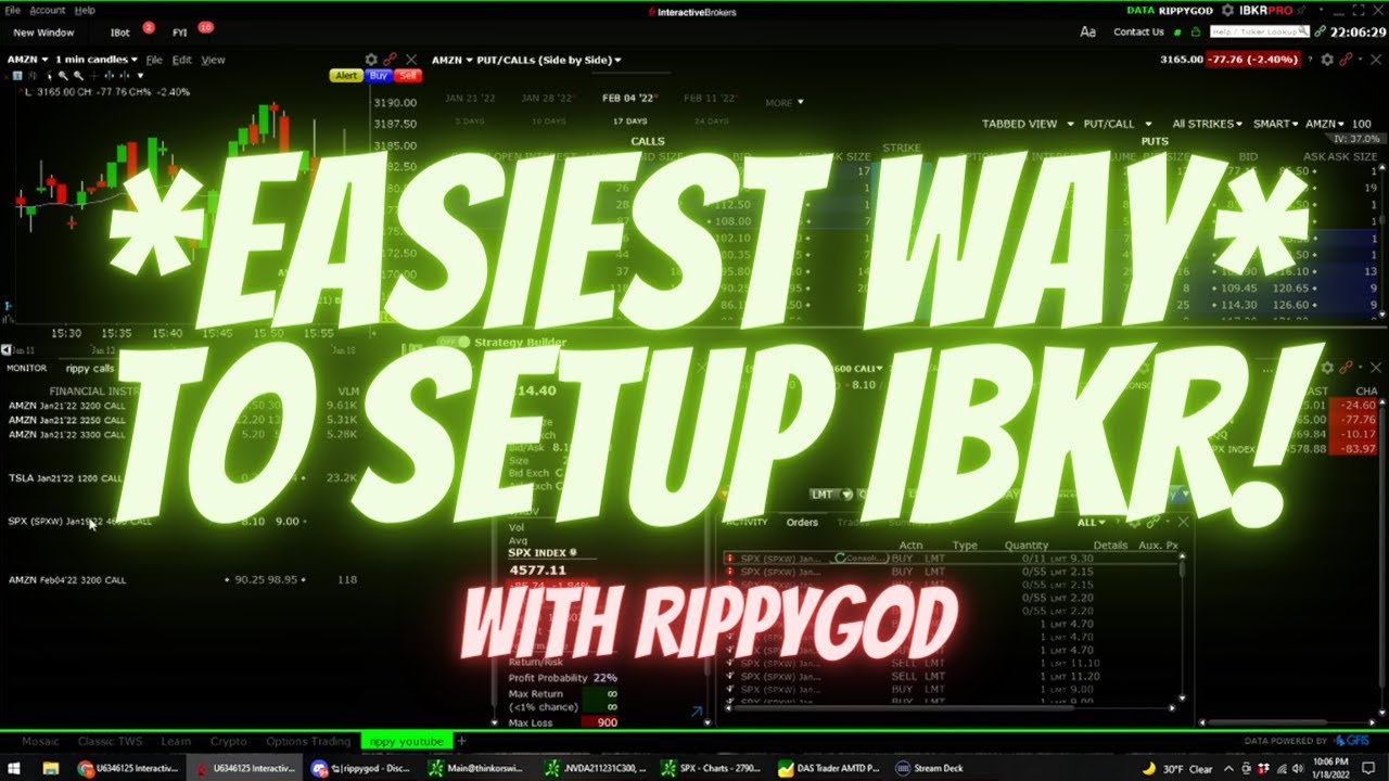 *EASIEST* WAY to setup IBKR with RippyGod - YouTube
