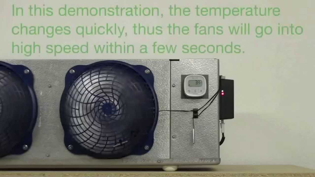 EC Motor Fan Control Demonstration - YouTube
