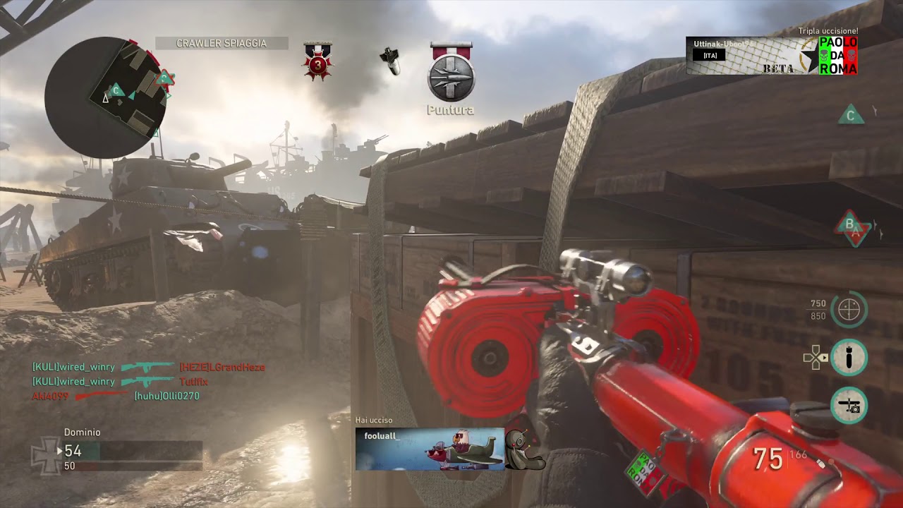 PS4 - Call of Duty WWII - Shipment 1944 map - Conquest - 15 Killstreak ...