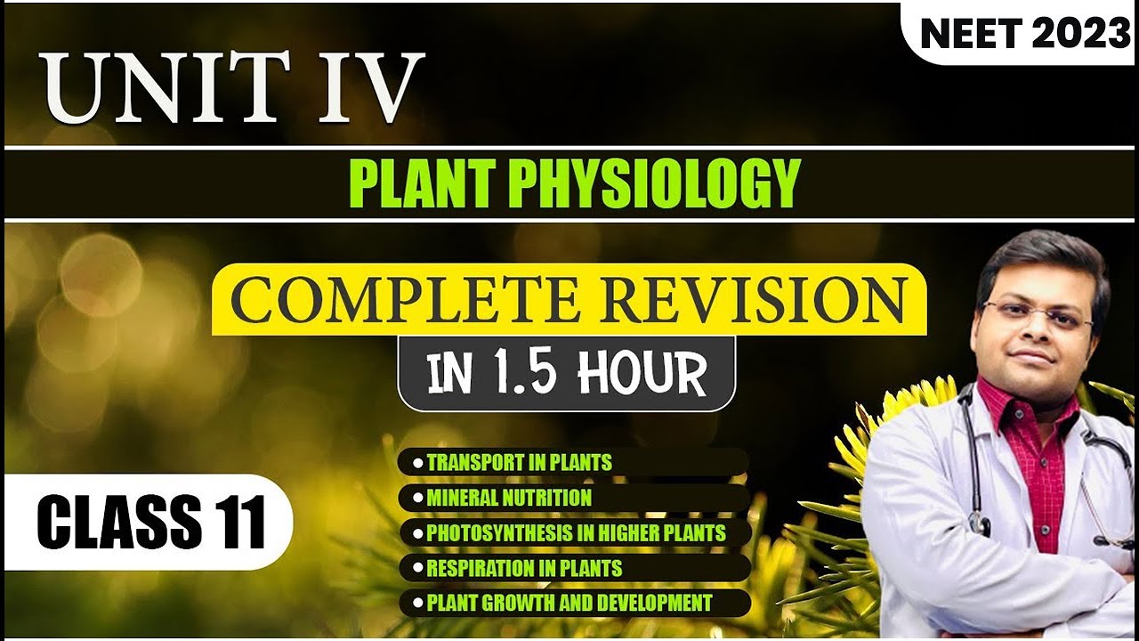 Plant Physiology Class 11 Complete Revision In Just 1 5 Hr NEET plant-physiology-class-11-complete-revision-in-just-1-5-hr-neet