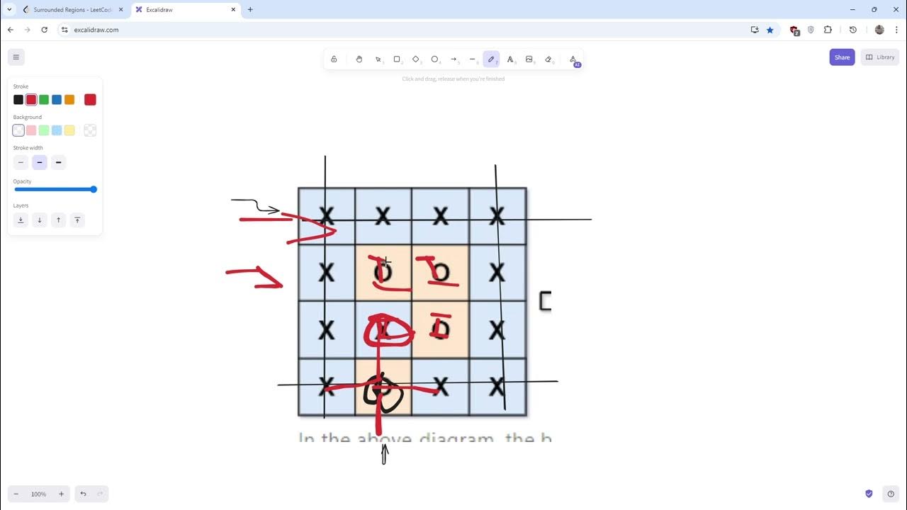 Surrounded Regions Leetcode 130 C Youtube