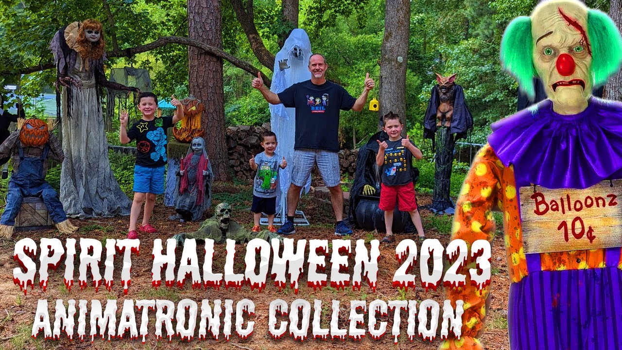 The FULL Spirit Halloween 2023 Animatronic Collection - YouTube