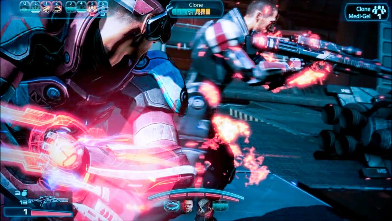 Mass Effect 3: citadel dlc [Shepard vs. clone] - YouTube