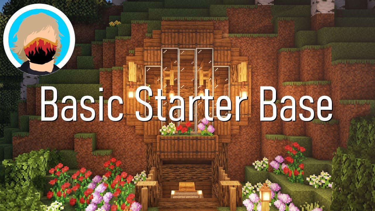 How to make the PERFECT starter base in Minecraft survival mode! - YouTube