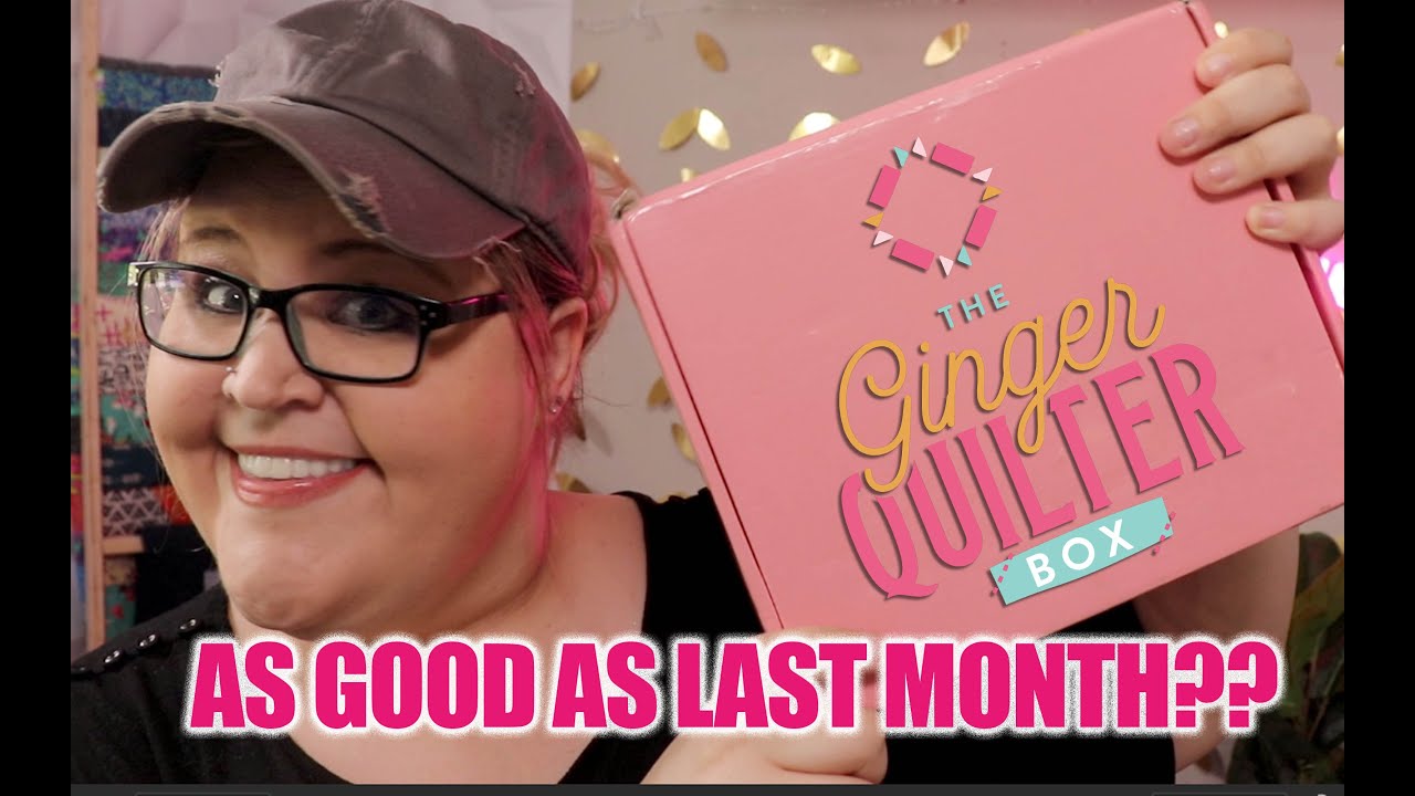 Unboxing The Ginger Quilter Quilt Box - YouTube